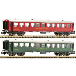 813903 2 piece coach set, Swiss Classic Train