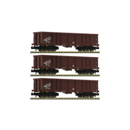 828347 Set de 3 wagons tombereau Eas, DR