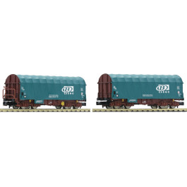 837929 2-piece set sliding tarpaulin wagons type Shimmns, SNCB-Cargo