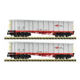 830256 2 piece set: Open goods wagons, ÖBB