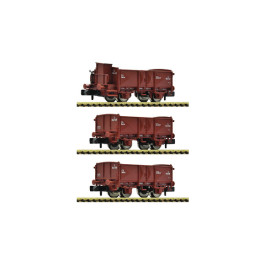 6660034 3-piece set: Open goods wagons, FS