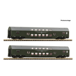 6260042 2-tlg. Set 2: Doppelstockwagen, DR