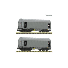 6660087 2-tlg. Set: Schiebeplanenwagen, CD